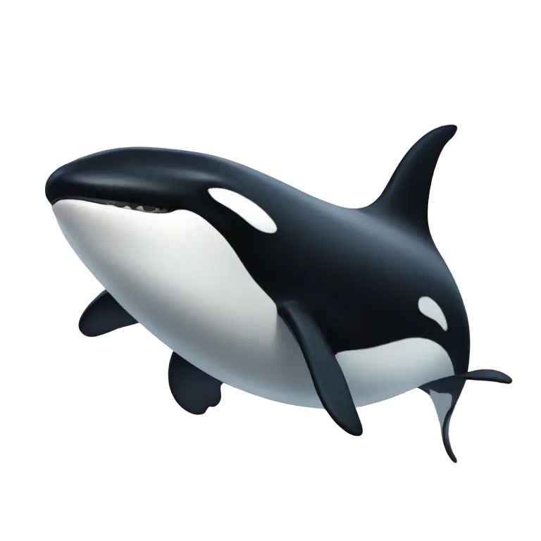 orca emoji | AI Emoji Maker #cgAnySDEyczF